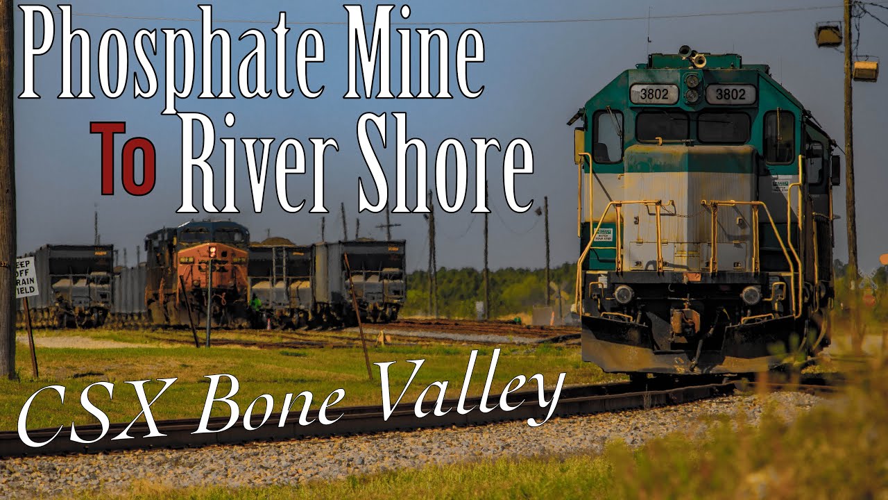 Phosphate to River Shore - CSX Bone Valley - YouTube