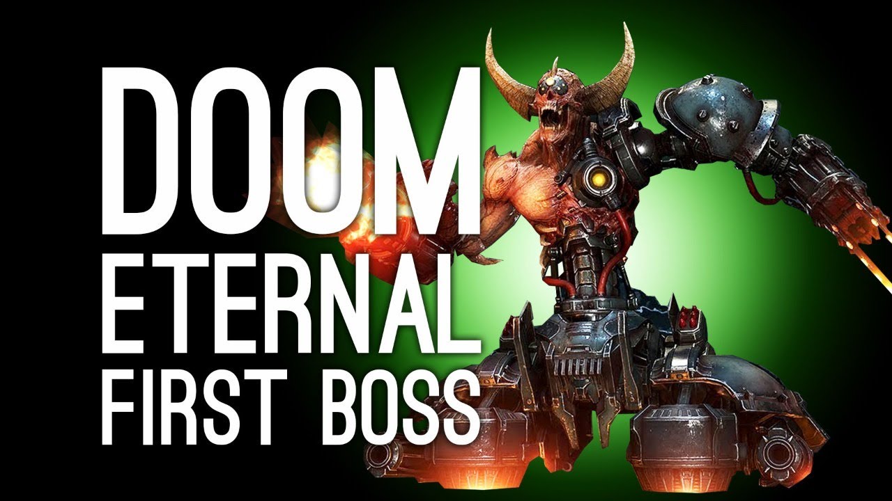 Doom Eternal Gameplay: Let's Fight Doom Eternal's First Boss - Doom ...