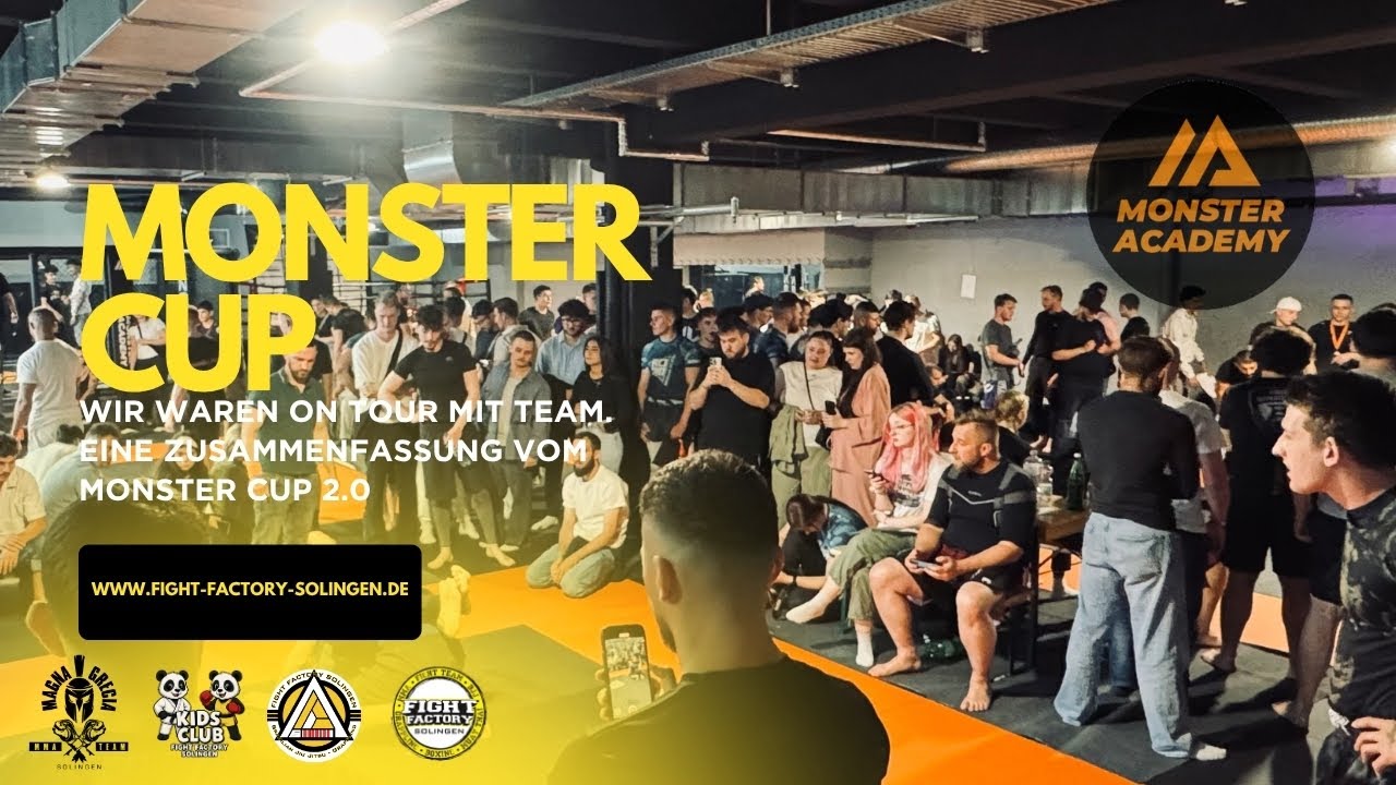DIE FIGHT FACTORY SOLINGEN IST ON TOUR - MONSTER CUP Vlog - YouTube