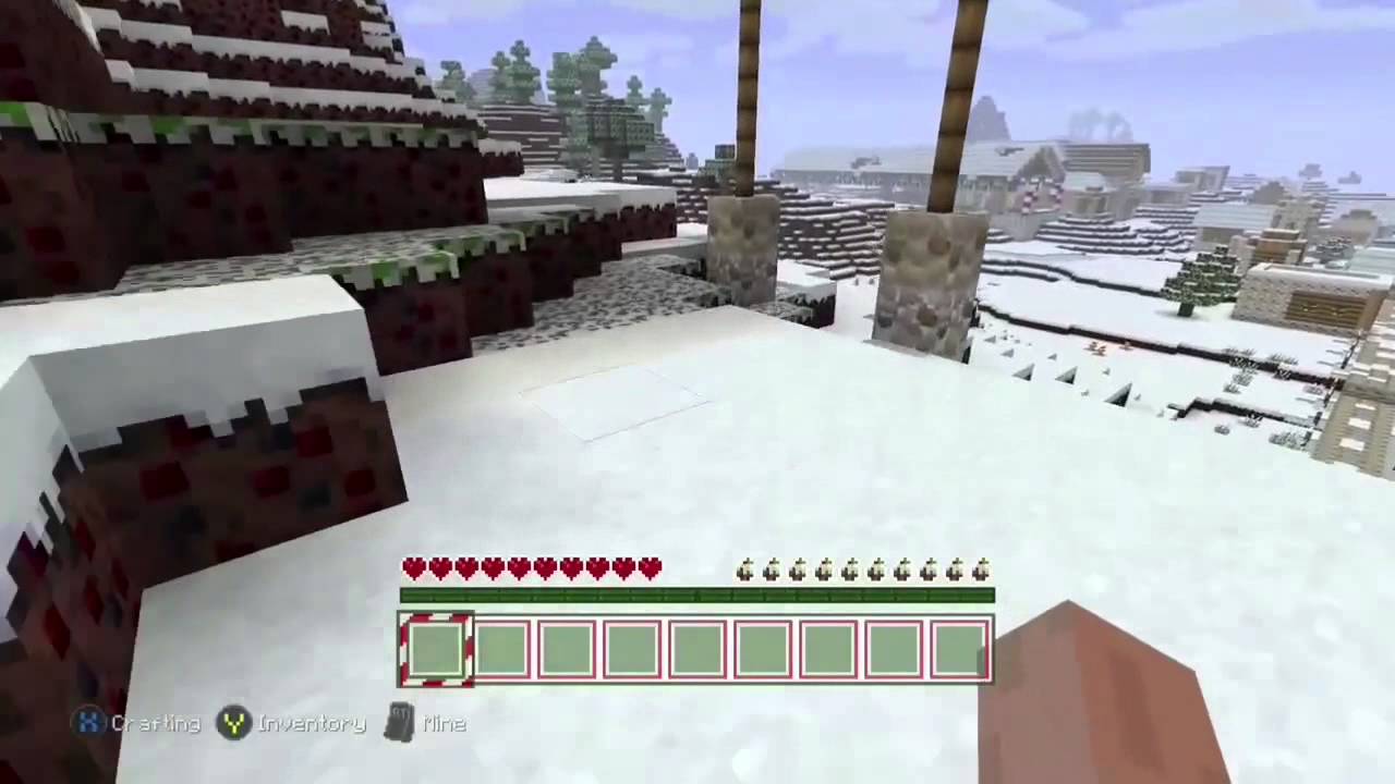 MINECRAFT FESTIVE TEXTURE PACK WALKAROUND - YouTube