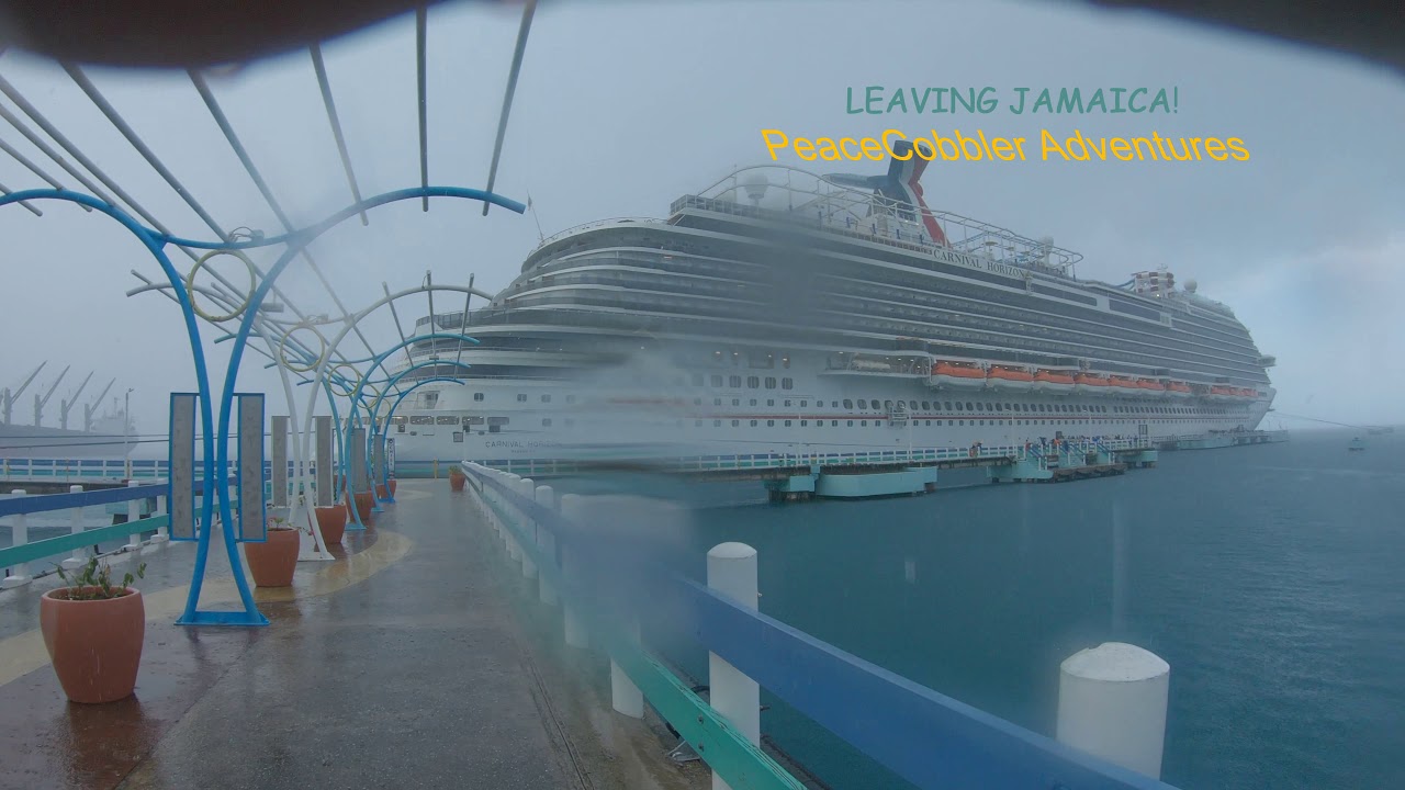 JAMAICA RAIN getting back to Carnival Horizon - YouTube