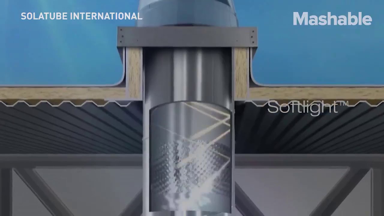 These tubes bring natural light indoors and help reduce energy costs ...