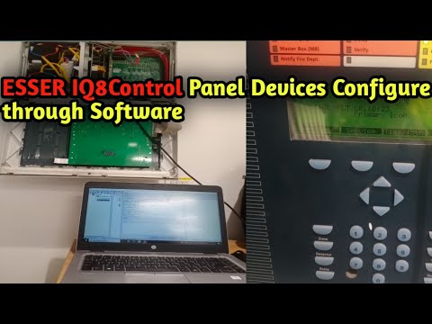 Esser IQ8Control configure devices through software l Wirring Test ...