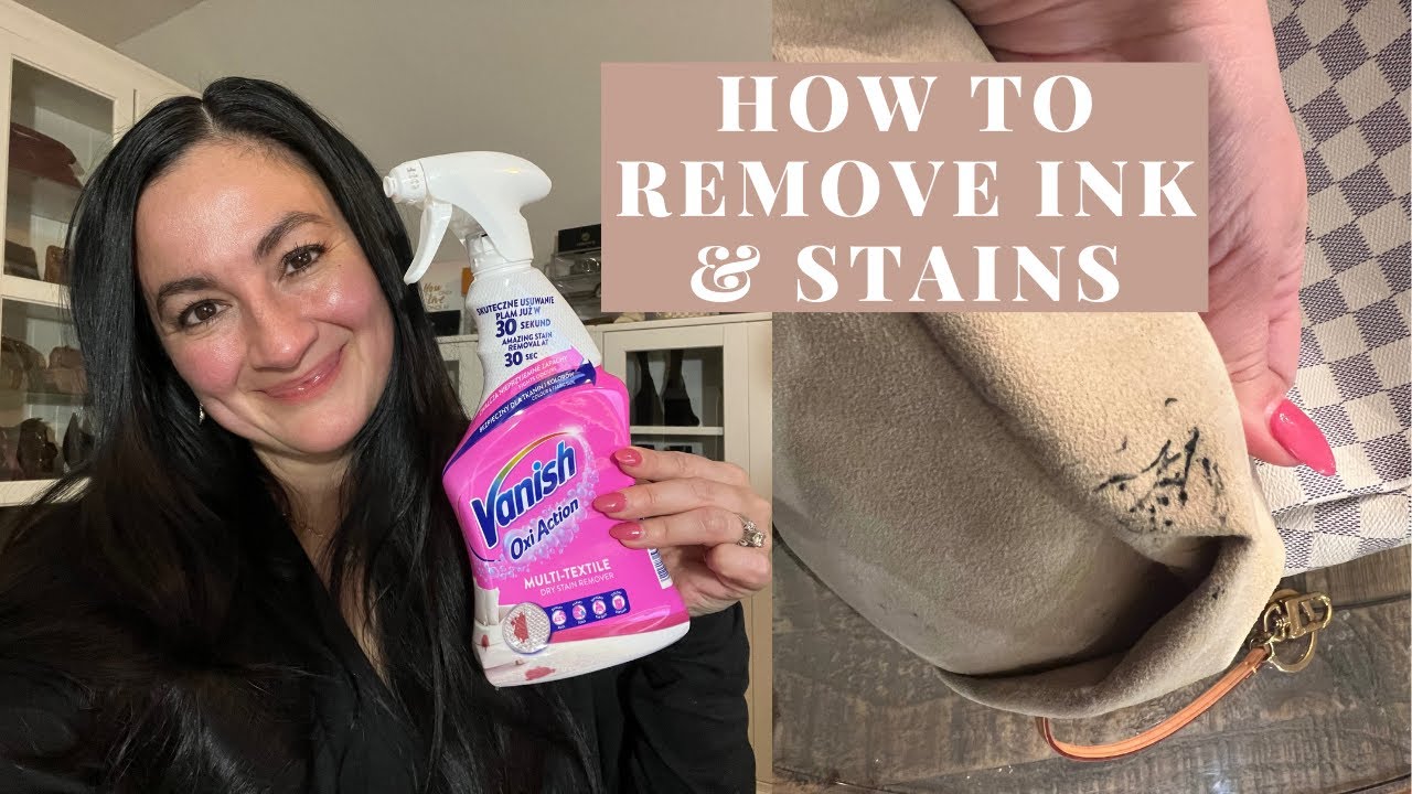 HOW TO CLEAN & REMOVE INK & DIRT STAINS FROM LOUIS VUITTON BAG | ARTSY ...