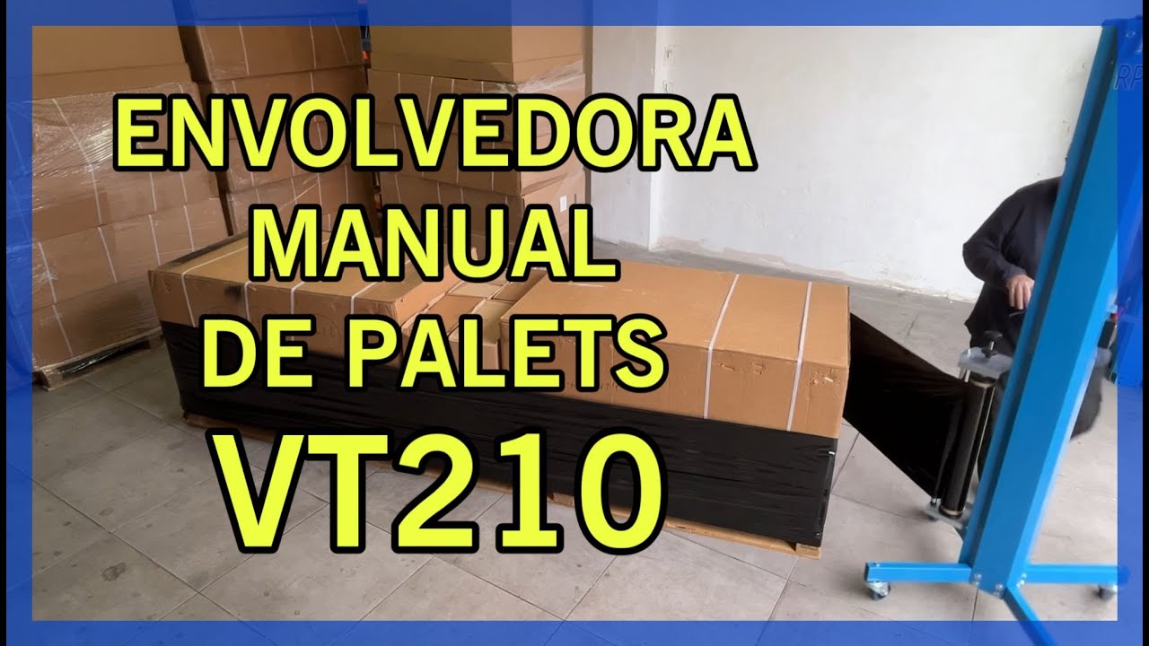 ENVOLVEDORA PALETS VT210 (PALETS ESPECIALES) - YouTube