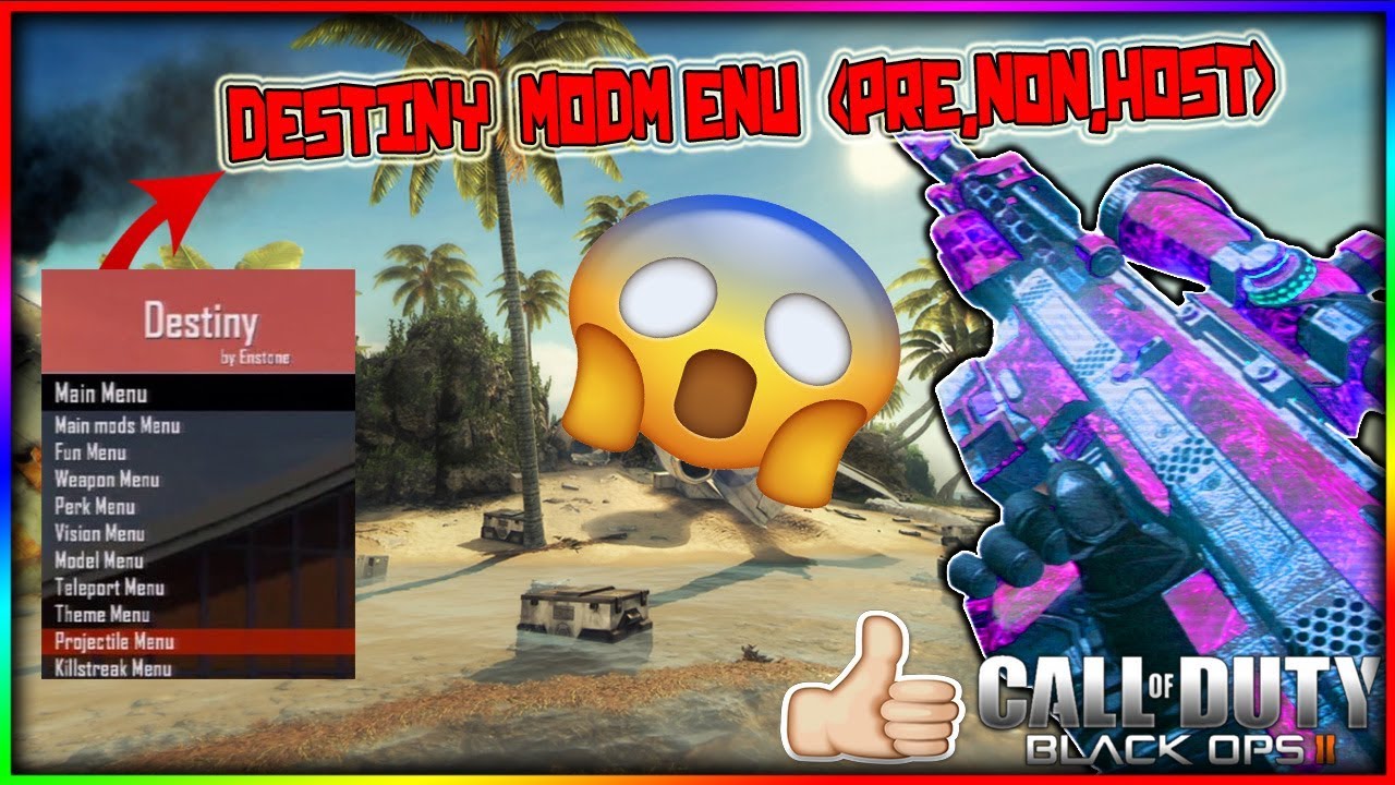 Bo2/1.19] Destiny Mod Menu (Pre,Non,Host) +Derank + Download ...