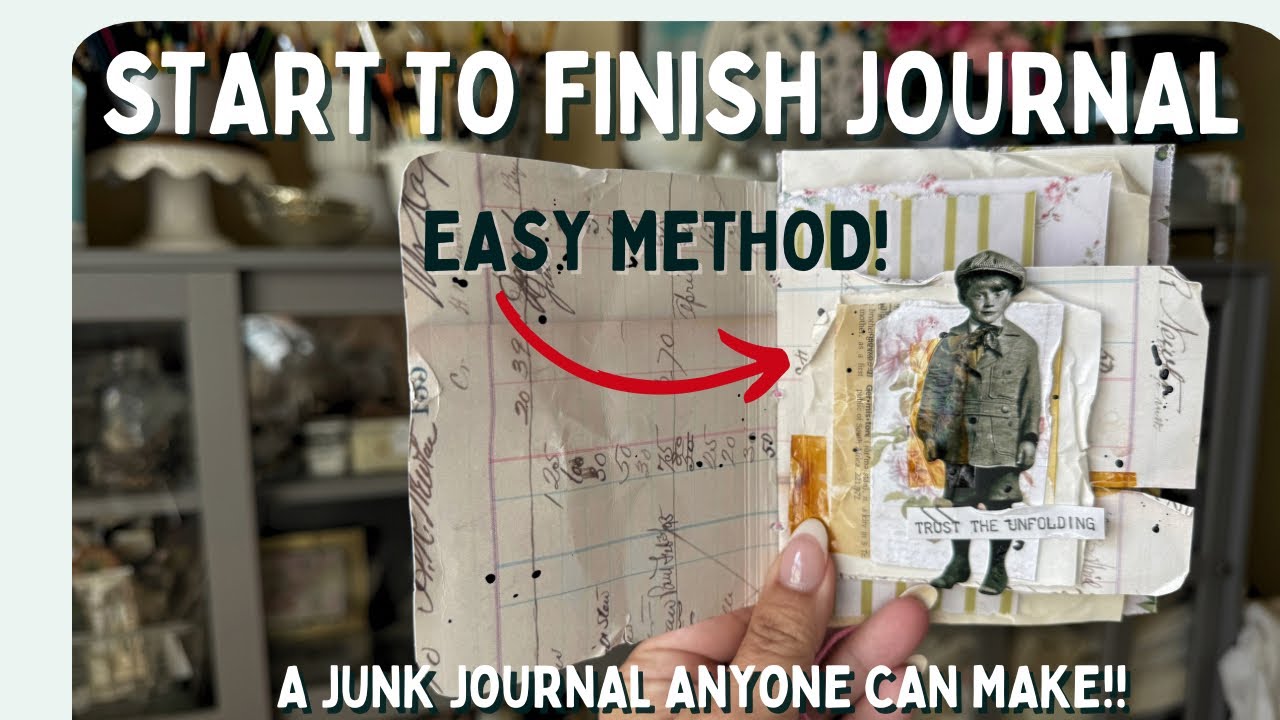 How to Start Junk Journaling – Simple and Beautiful - YouTube