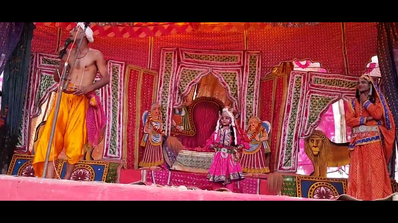 ukhal bandhan lila #viral #viral # #bhakti #lila - YouTube