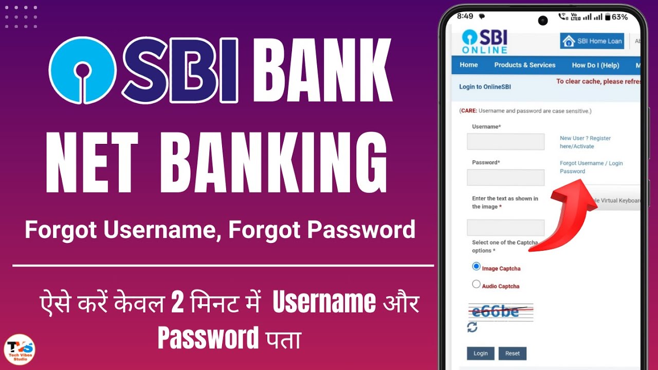 SBI Internet Banking Forgot Username and Login Password | How to Reset ...
