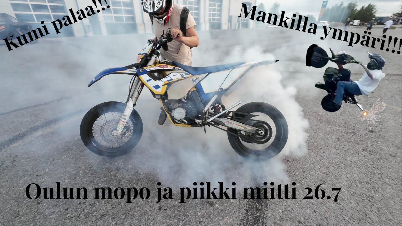 Oulun mopo ja piikki miitti 26.7 - YouTube