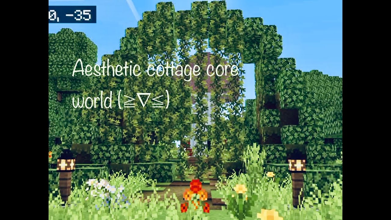 An unfinished tour of my aesthetic Minecraft world - YouTube