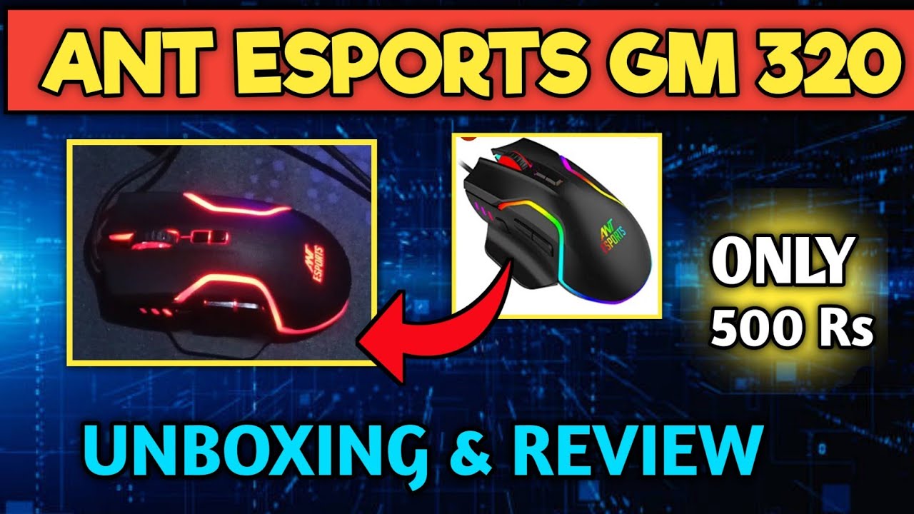 ANT ESPORTS GM 320 Optical gaming mouse unboxing review #trending # ...