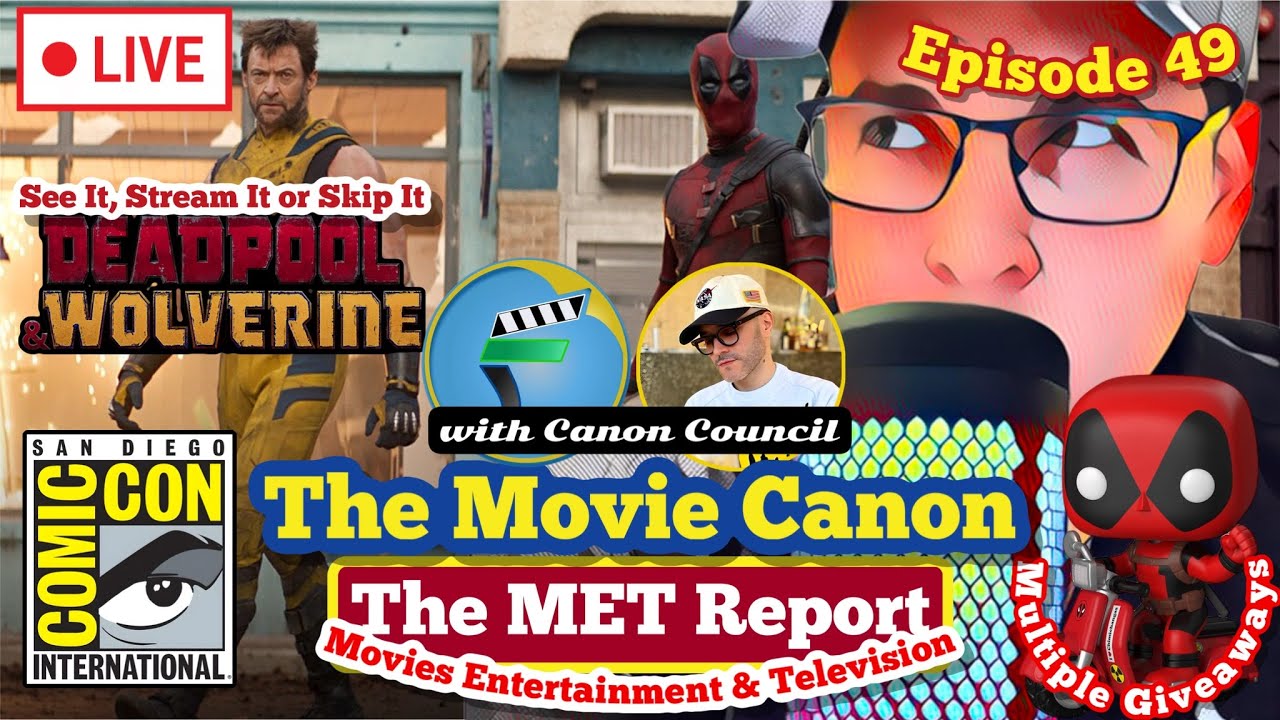 LIVE: 2024 SAN DIEGO COMIC CON NEWS - DEADPOOL & WOLVERINE REVIEW - The ...