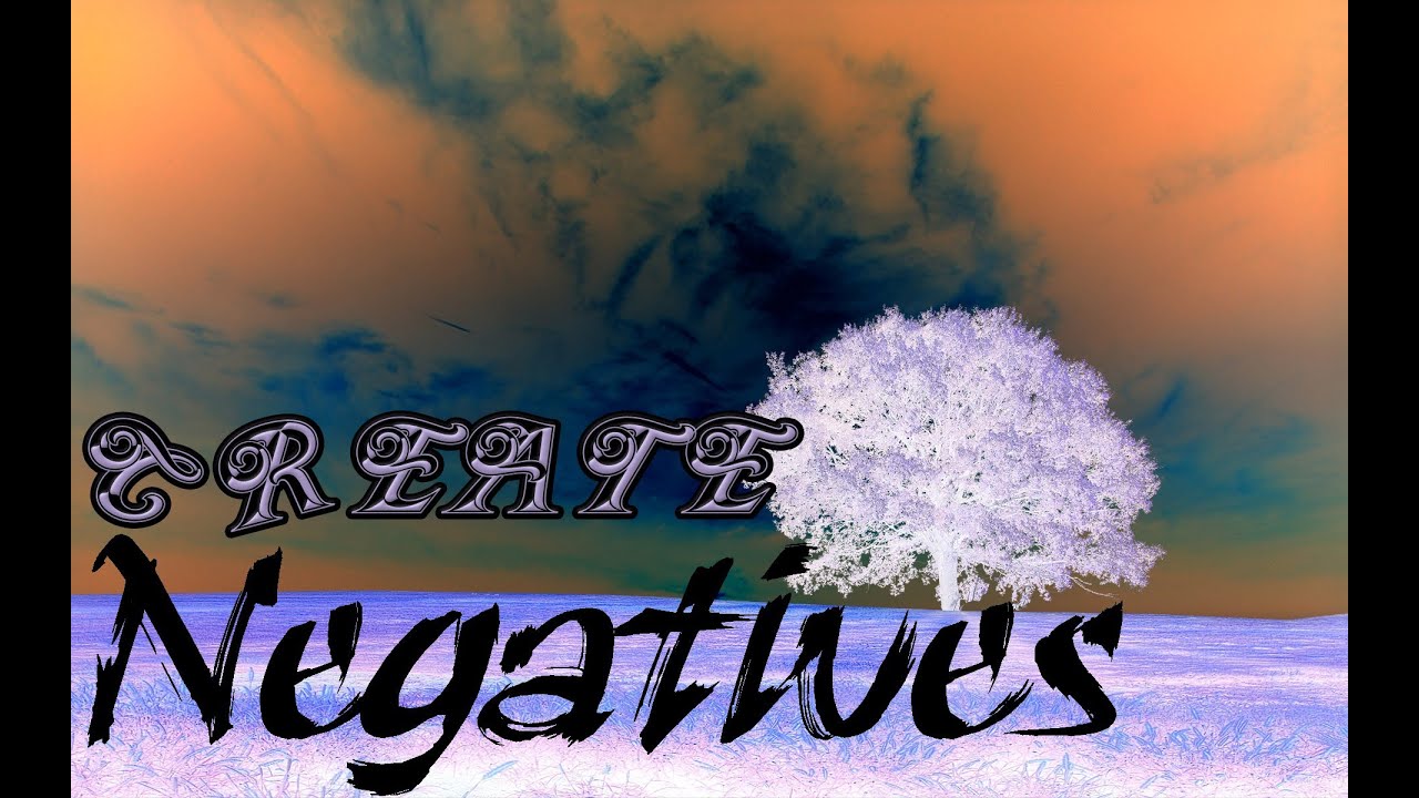 How To Create Negative Photos In Adobe Photoshop YouTube How To Create Negative Photos In Adobe Photoshop YouTube