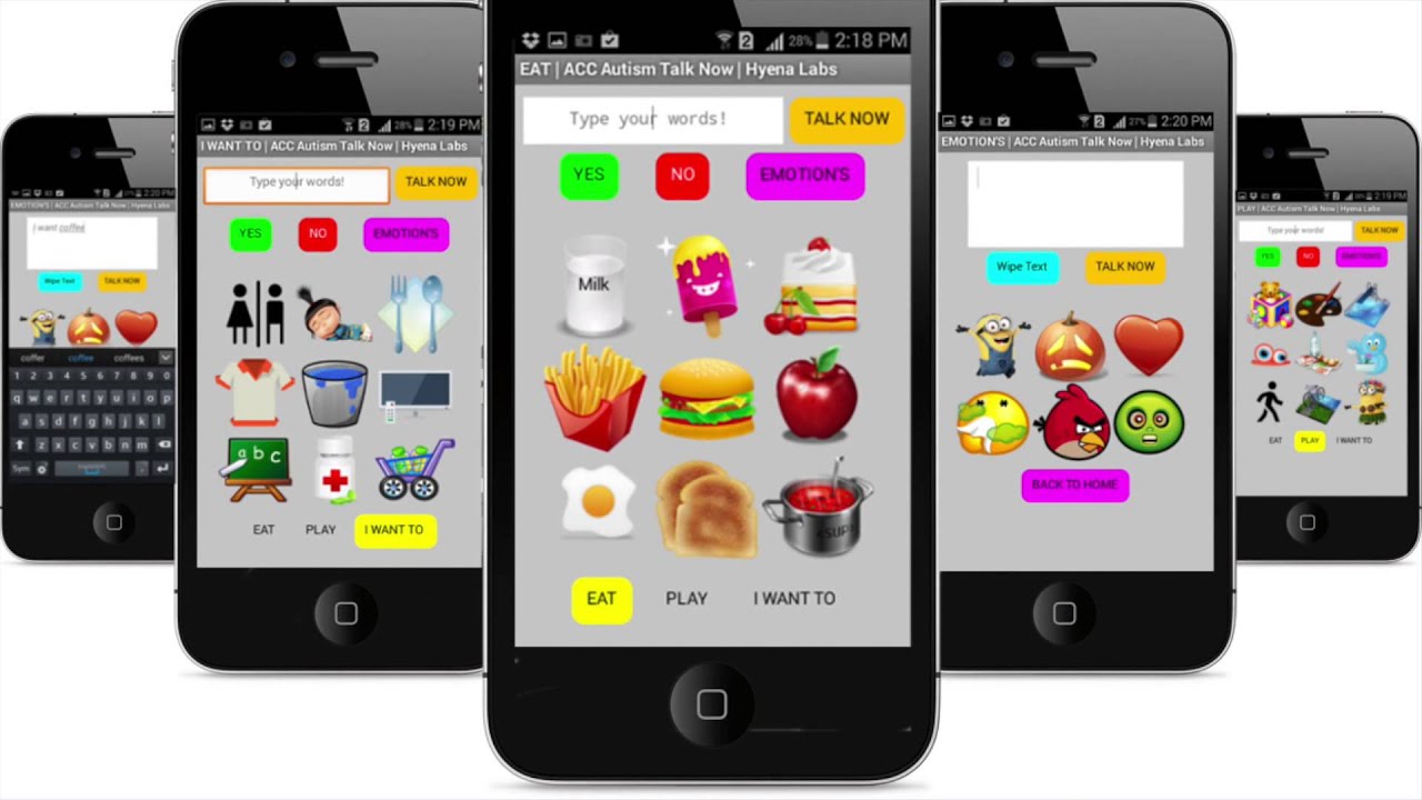 AUTISM Talk Now Andriod APP FOR KIDS, CHILDREN by Hyena Labs - YouTube