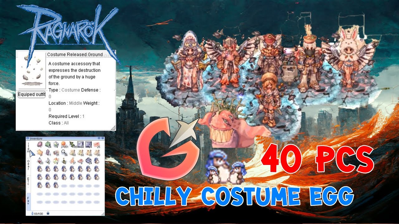 iRO SV.Chaos - Open Chilly Costume Eggs 40 Pcs & Testing Costume ...