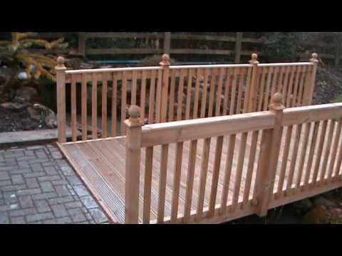 Bespoke Bridges over a stream - YouTube
