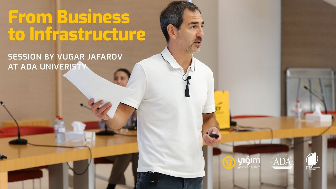 Secrets to Entrepreneurial Success - Vugar Jafarov speaks at ADA ...