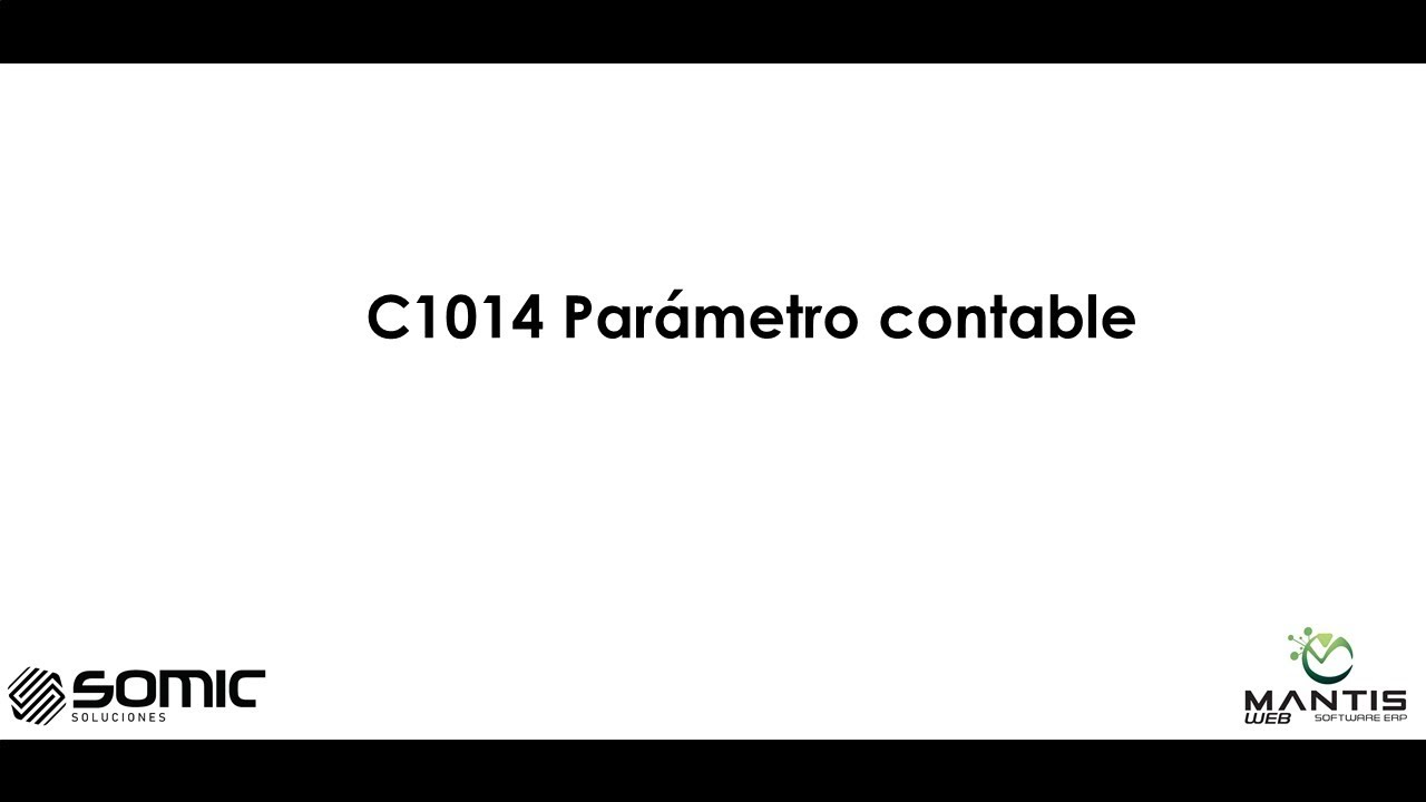 C1014 Parametro contable - YouTube