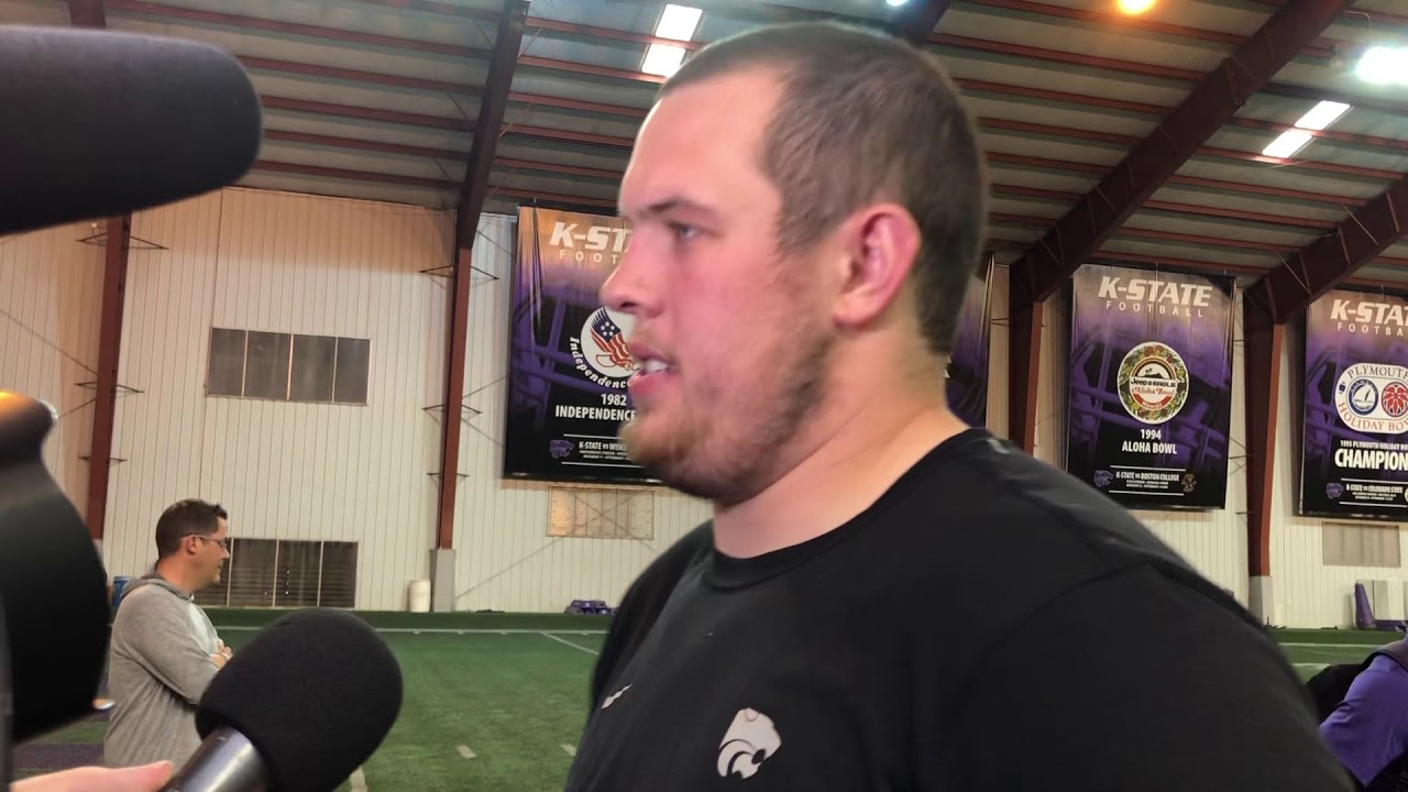 Kansas State Wildcats OL Scott Frantz Pro Day Results - YouTube