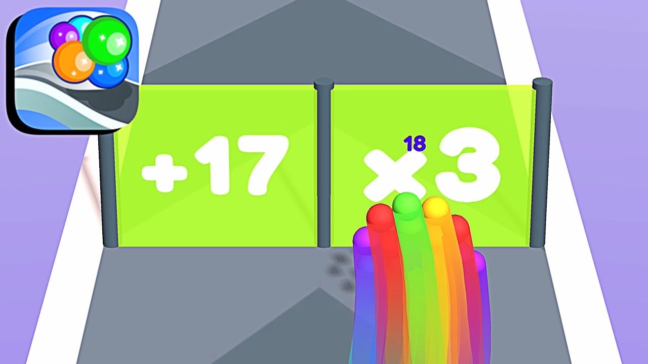 Paint Run - All Levels Gameplay Android,ios (Part 25) - YouTube