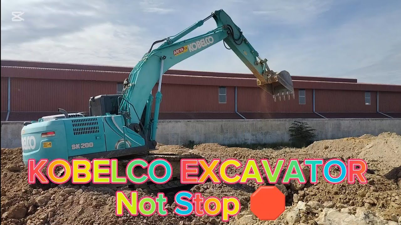 🚨KOBELCO EXCAVATOR 🔀Start Working ♻️ Everyday 💲 Not Stop 🛑 For ...