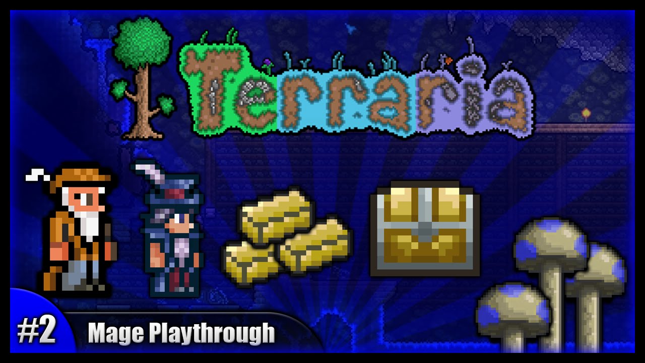 Let's Play Terraria 1.2.4 || Mage Class Playthrough || Merchants ...