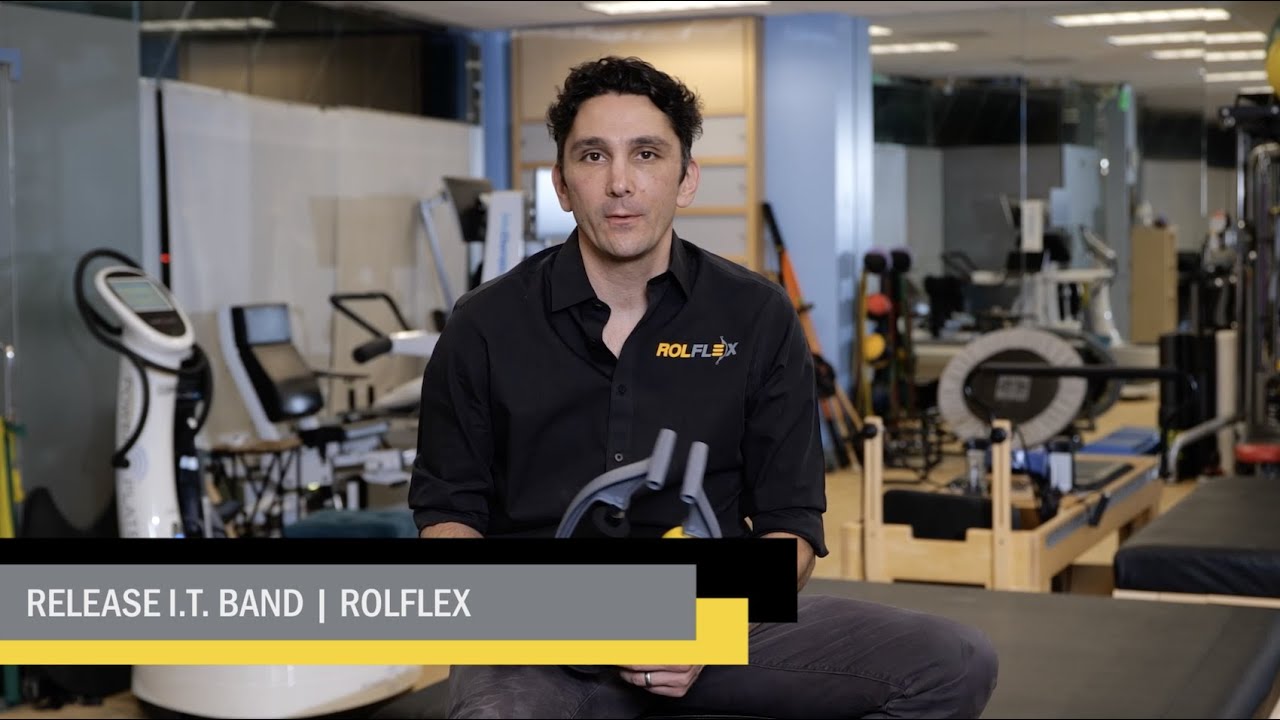 How to Foam Roll Your IT Band & Get Rid of Knee Pain with the Rolflex ...