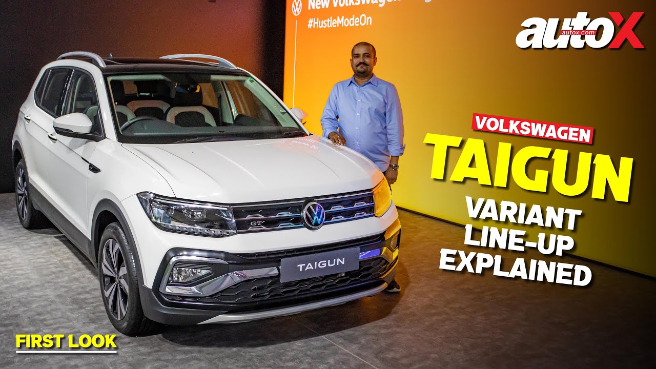 VW Taigun | Variant Line-Up Explained | autoX - YouTube