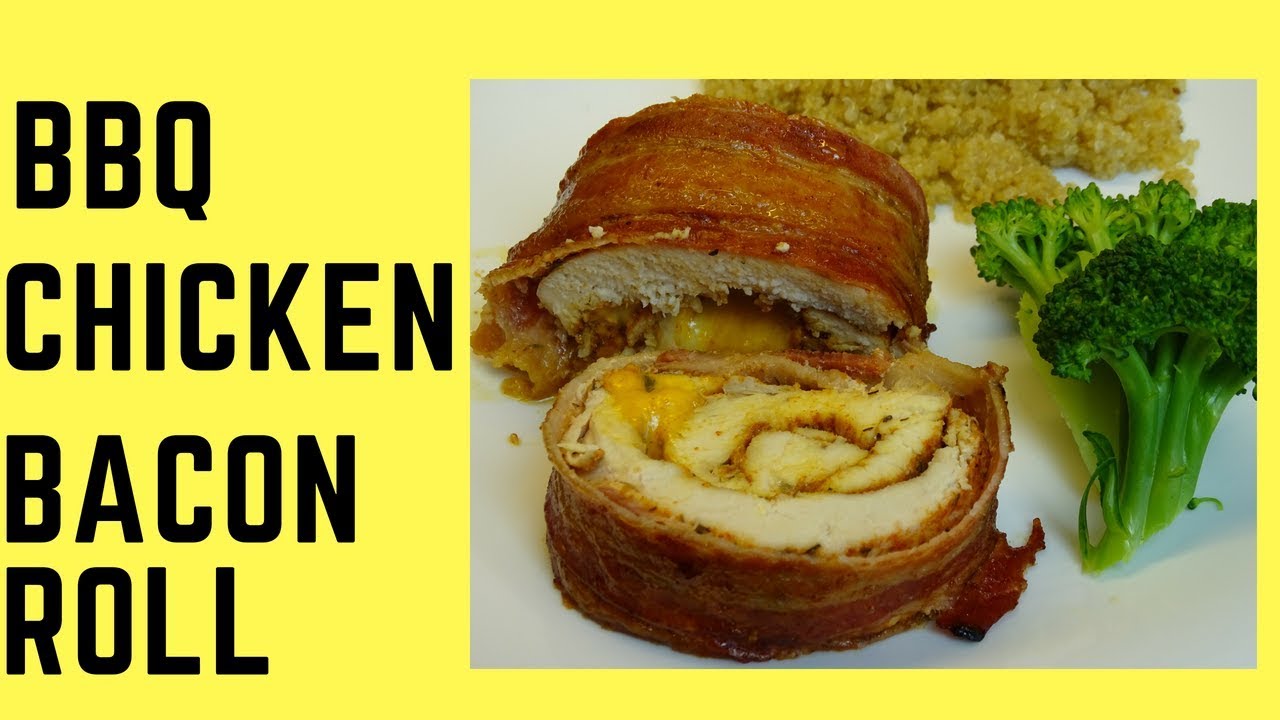 Chicken Bacon Roll - YouTube