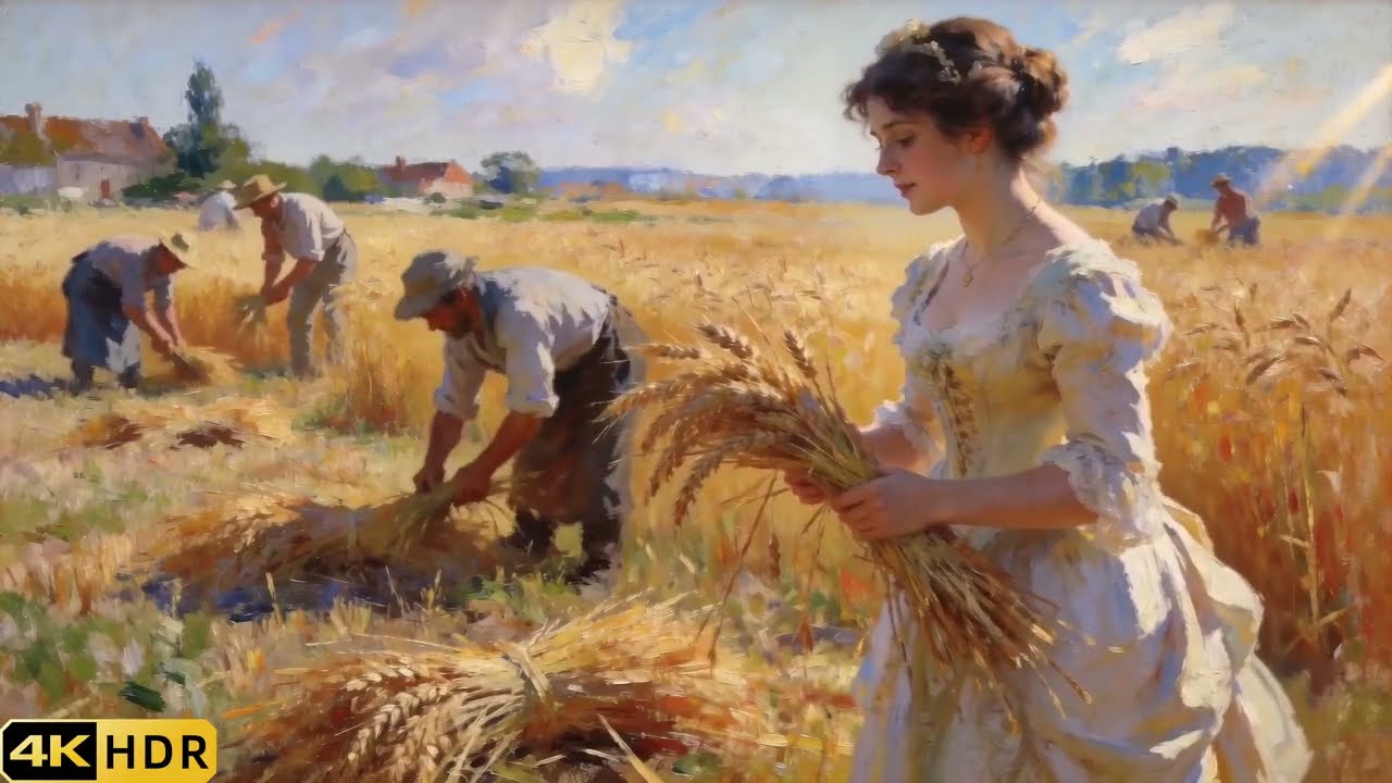 Vintage French Countryside | Claude Monet’s Impressionist Art & ASMR ...