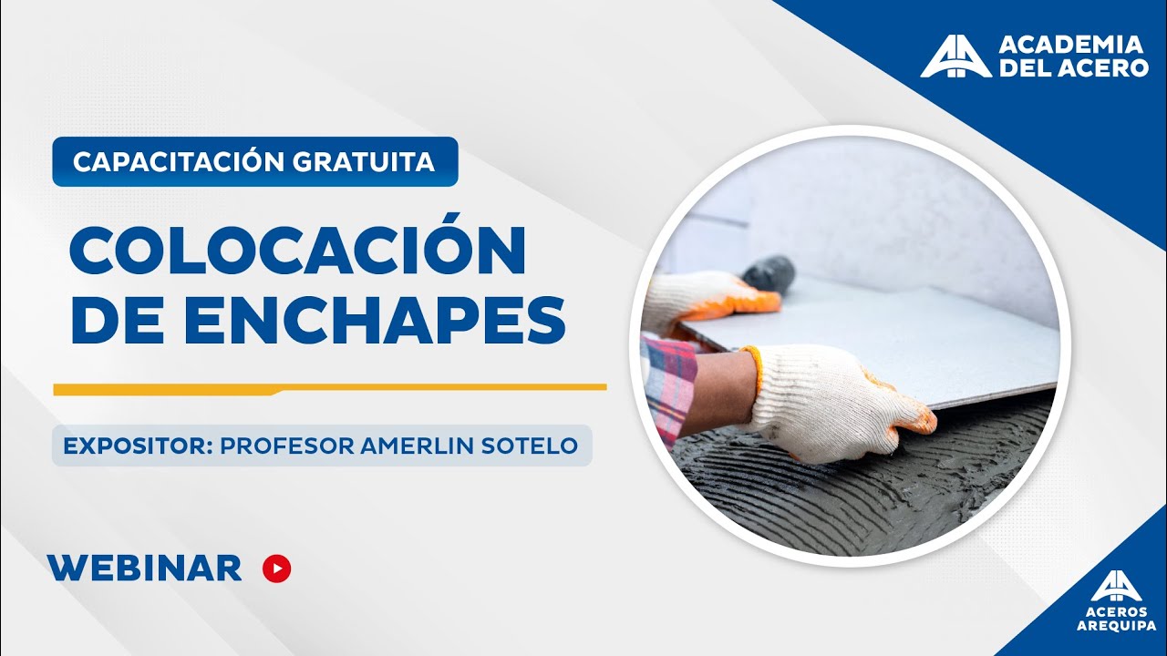 Sesión Online | Colocación de Enchapes - YouTube