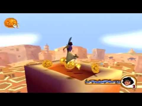 Disney's Aladdin: Nasira's Revenge [PS1] - (Demo Disc) - Gameplay