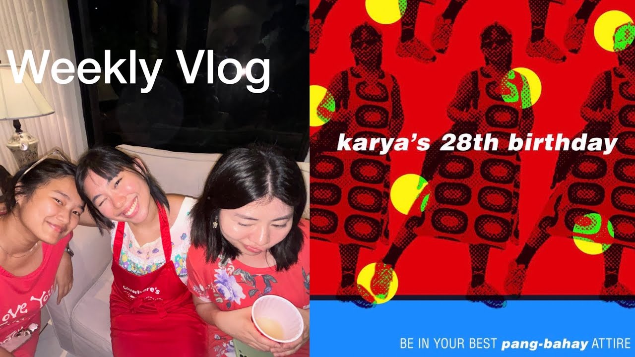 Weekly Vlog | Birthday celebrations, Big Fuzz bar, Cubao Expo - YouTube