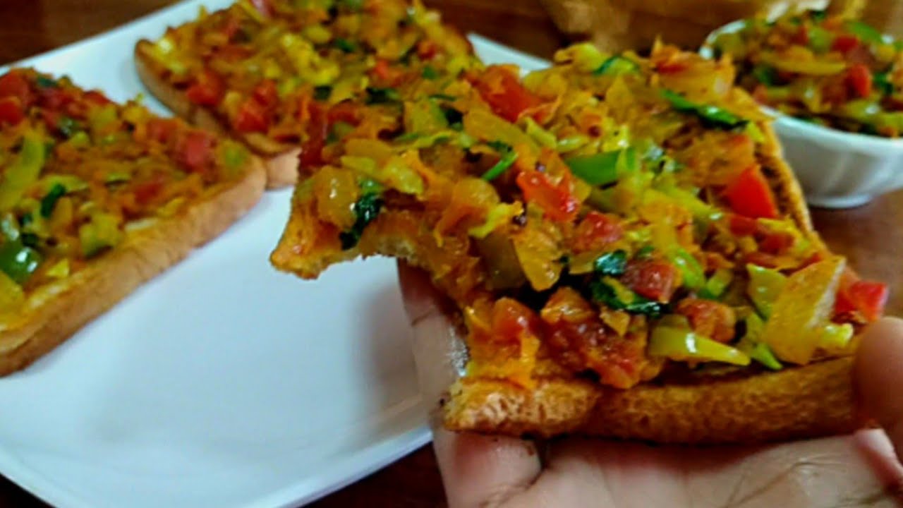 Masala bread toast bakery style|bread toast recipe - YouTube