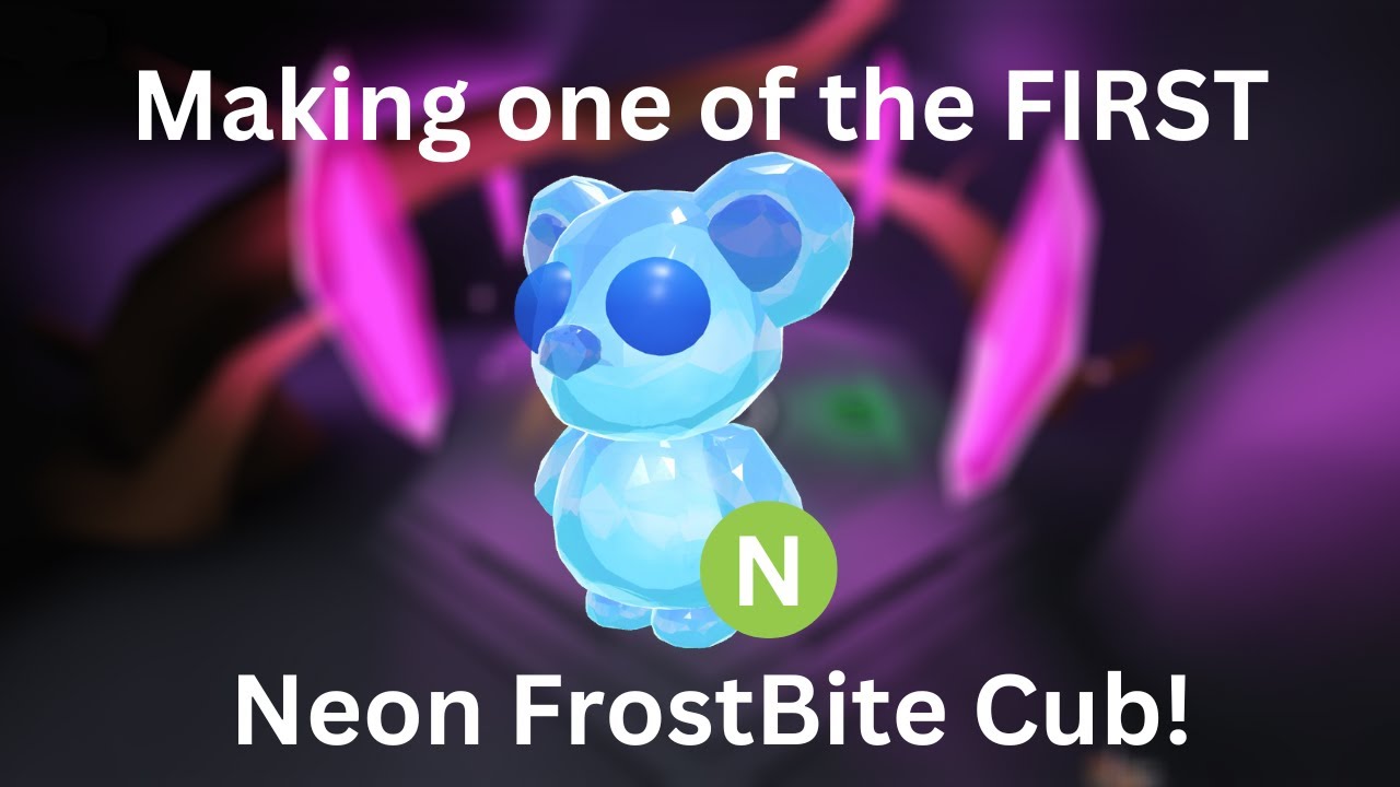Making a Neon Frostbite cub and Trading it! - YouTube
