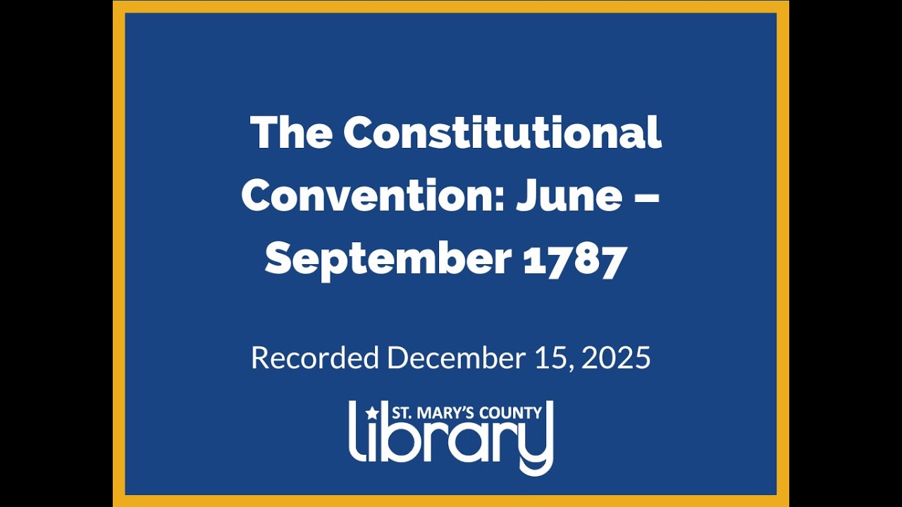The Constitutional Convention: June – September 1787 - YouTube