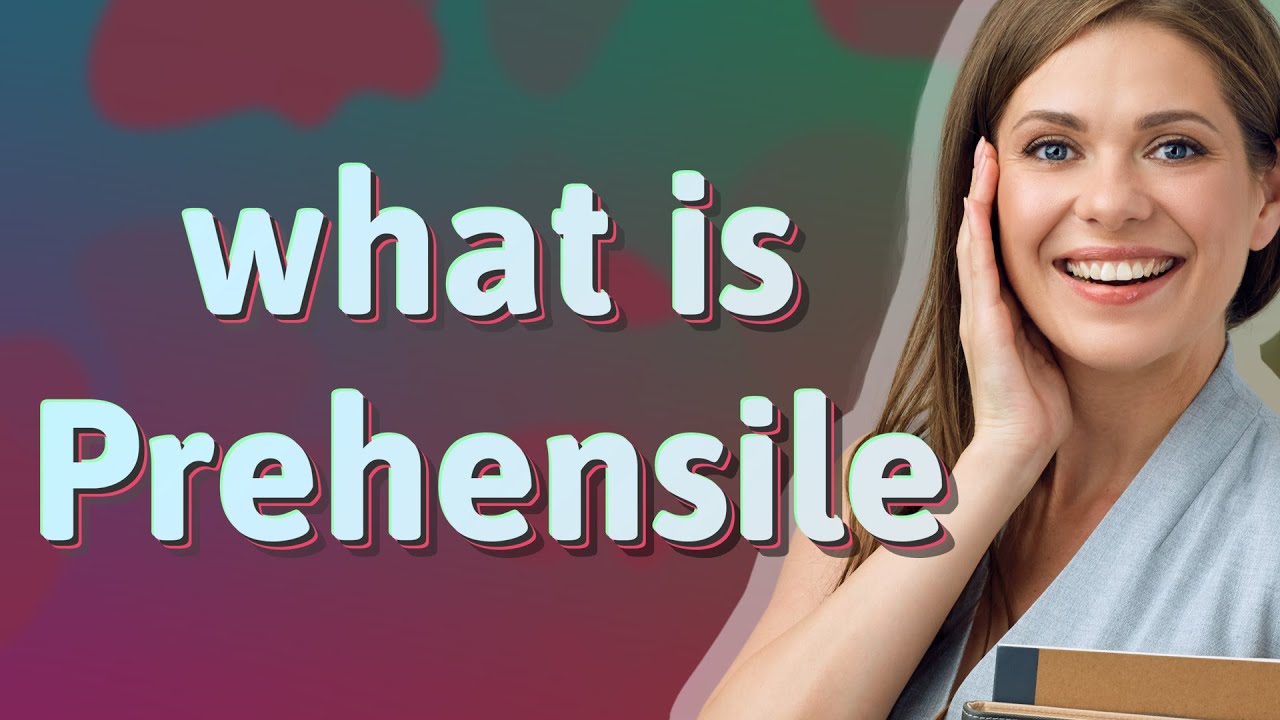 Prehensile | meaning of Prehensile - YouTube