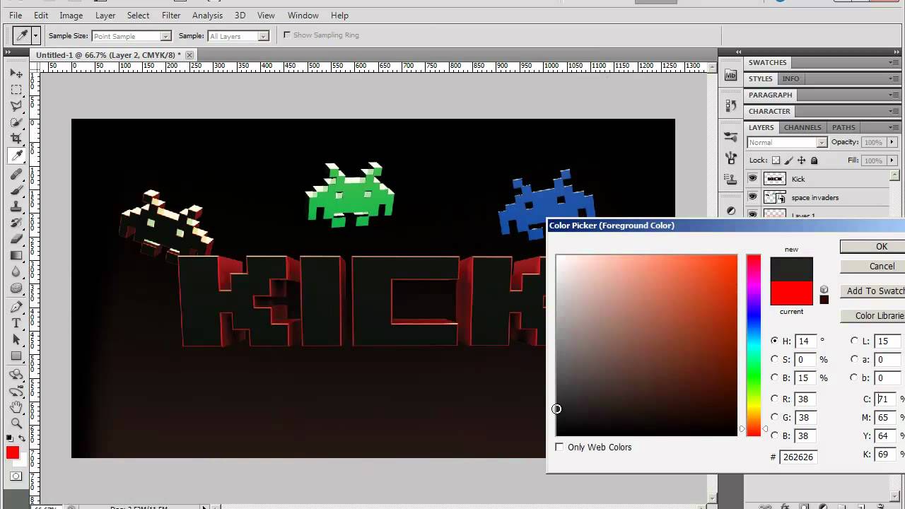 KicK :: SpeedArt :: RBX GFX - YouTube