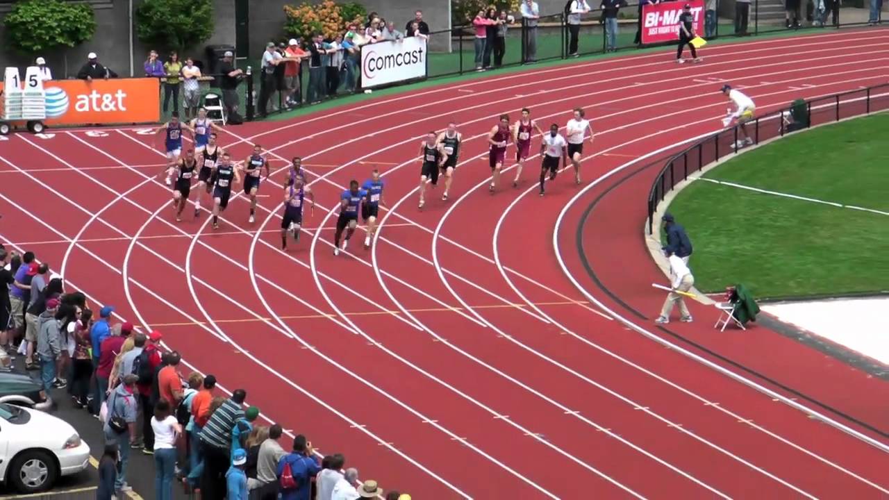 2011 Oregon State Track Meet Class 6A Boys 4x100 Meter Dash Finals