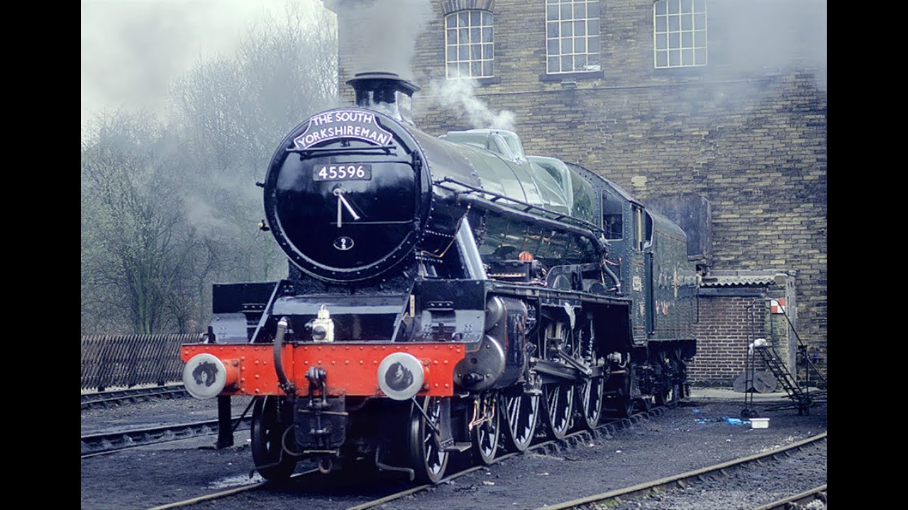 45562 Alberta through Apperley Bridge station - YouTube