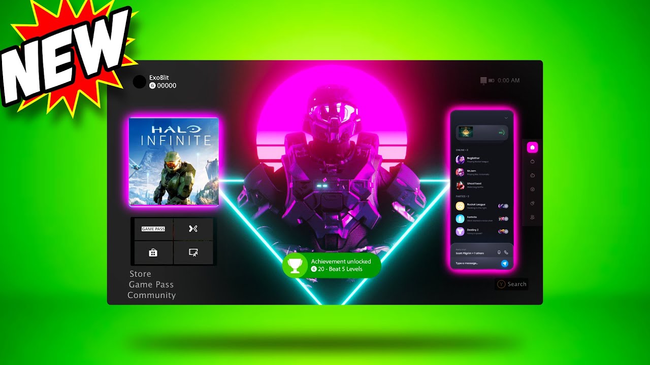 Xbox Update: New UI is amazing - YouTube