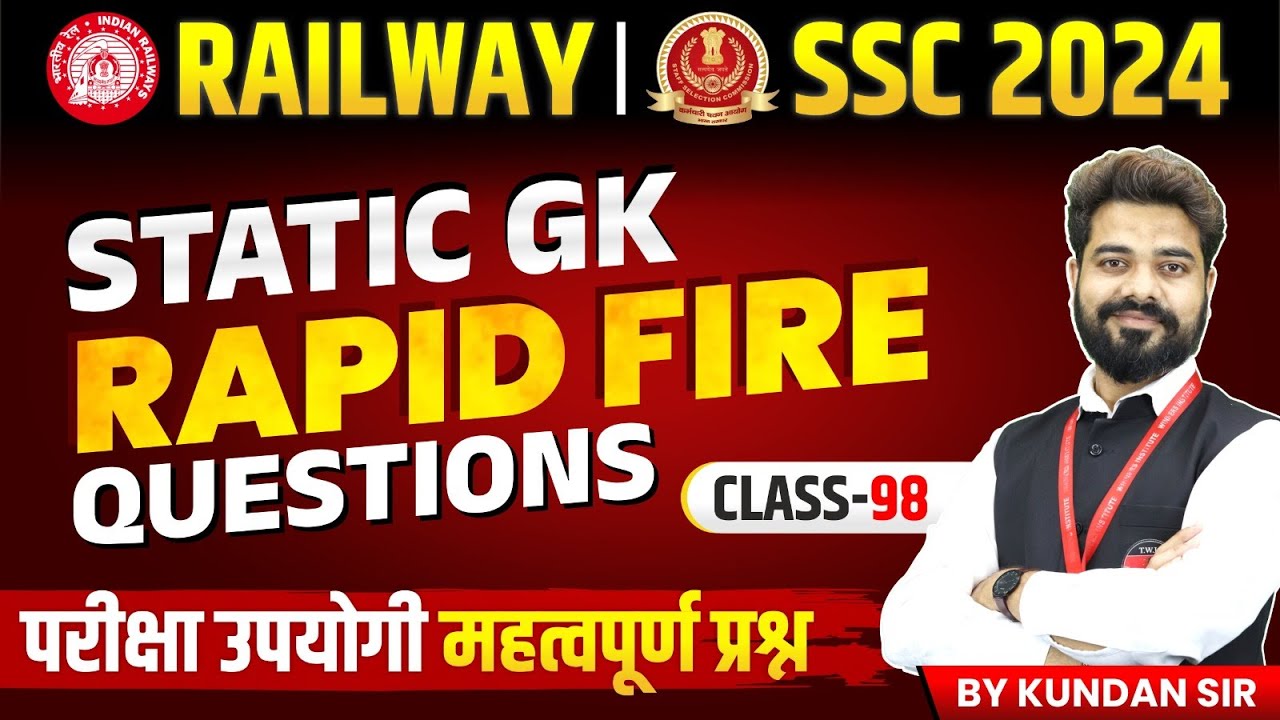 Railway Vacancy 2024 | Static GK for SSC Exams & Railway Exams 2024 ...