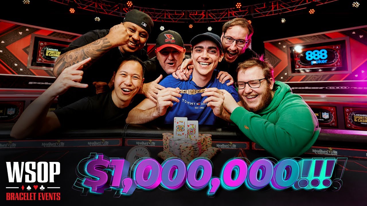 Thrilling World Series of Poker Final Table with $1,000,000 Top Prize ...