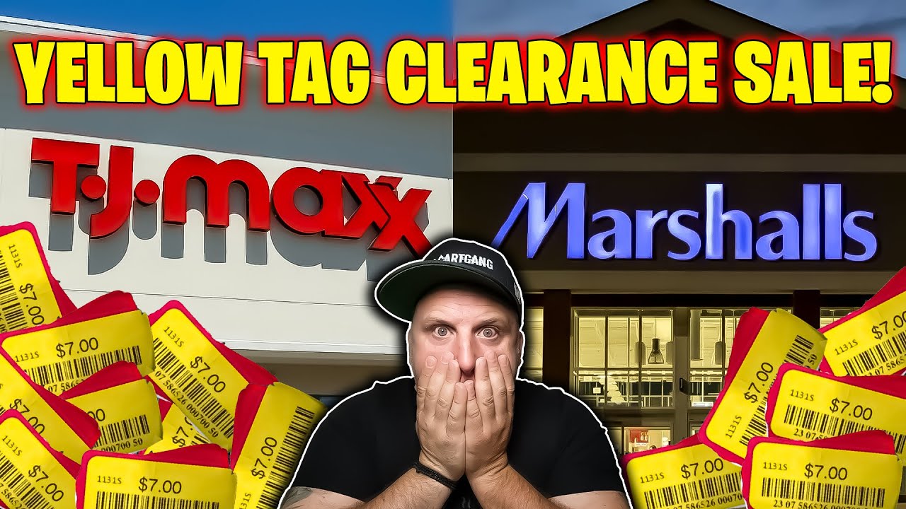 🔥 MASSIVE 🔥 TJ MAXX AND MARSHALLS YELLOW TAG CLEARANCE EVENT! - YouTube