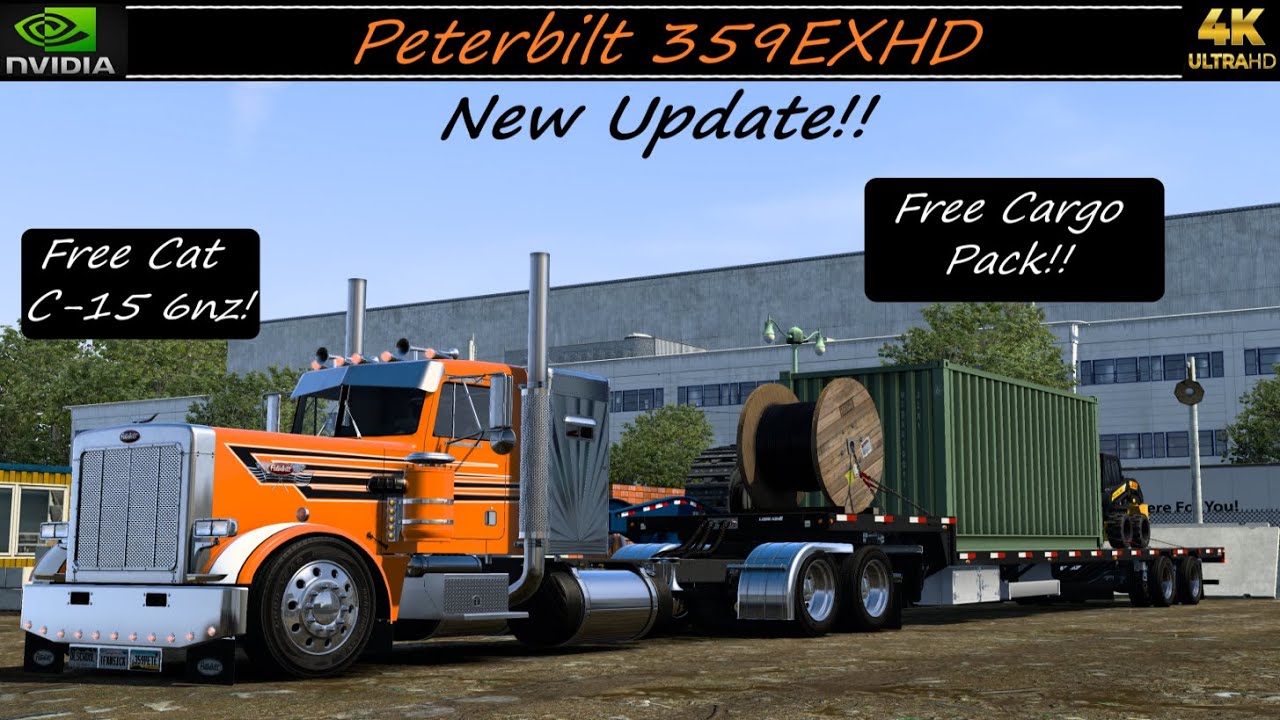 *Updated Peterbilt 359EXHD* Equipment Haul San Francisco to Ukiah PNG ...