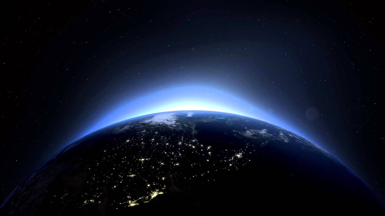 Sun Rising Over Earth America wipe - YouTube