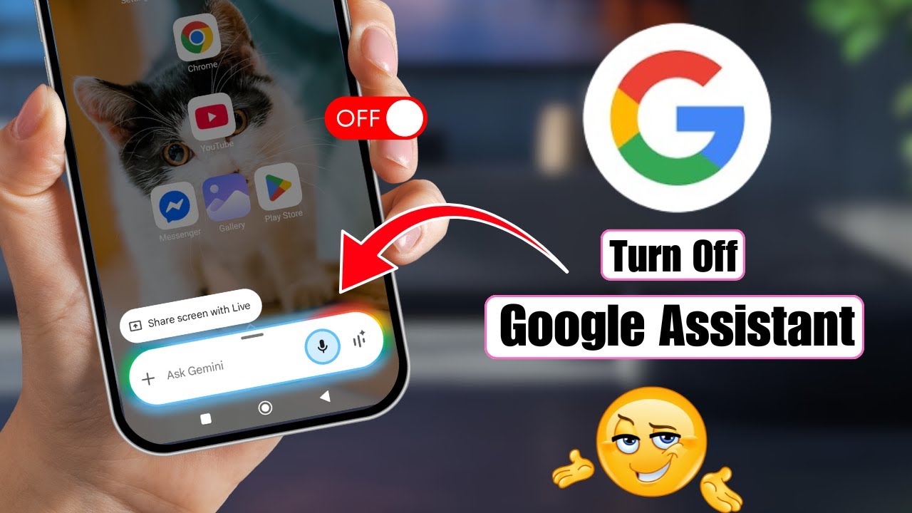 How to Turn Off Google Assistant on Android - YouTube