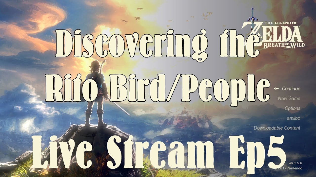 Discovering the Rito Bird People | Breath of The Wild LS Ep5 - YouTube