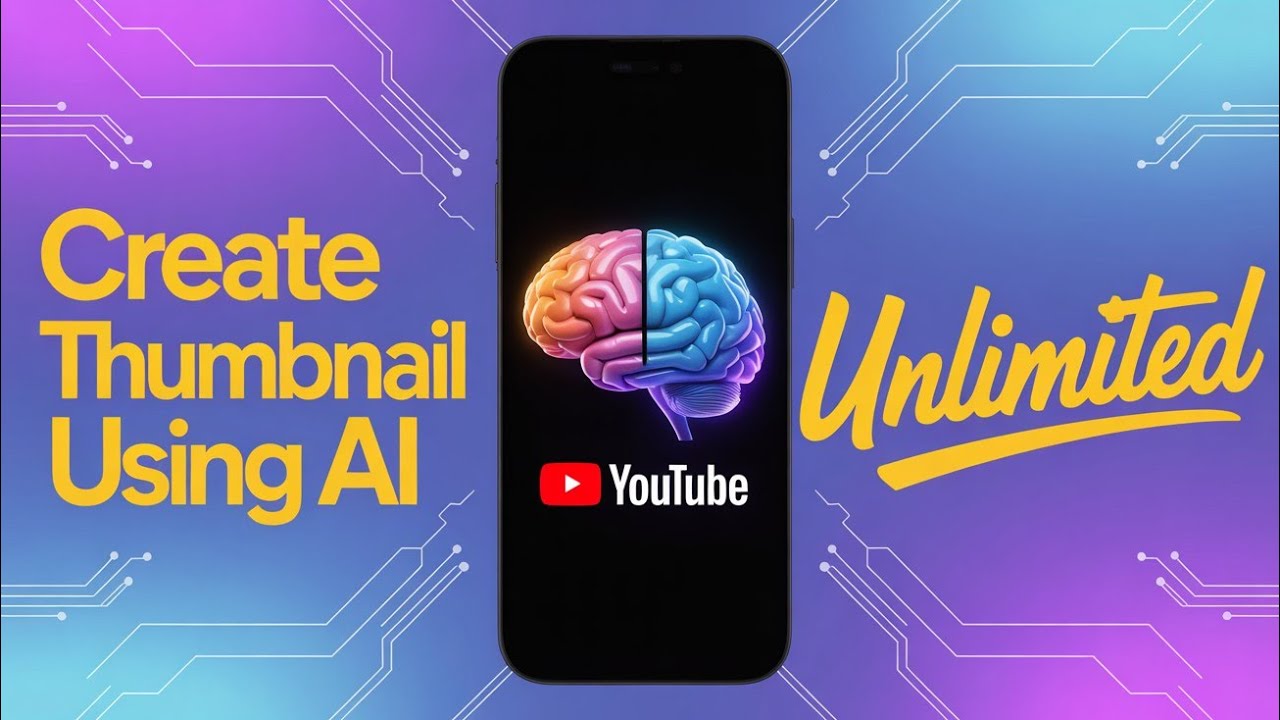 CREATE THUMBNAIL USING AI _CREATE UNLIMITED THUMBNAIL BANNER 😀 CHATGPT ...